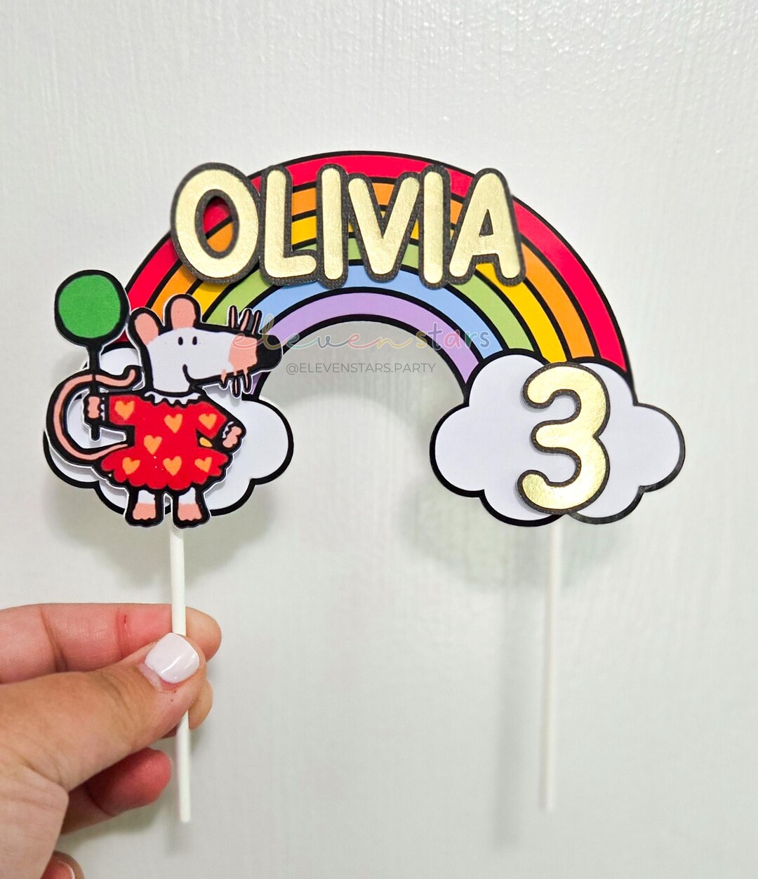 Maisy Mouse Cake Topper, Birthday Cake Topper, Children Birthday ...