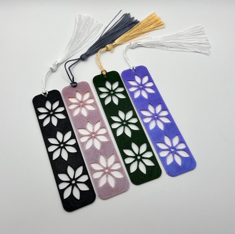 Floral Bookmark | 3D Printed - Etsy