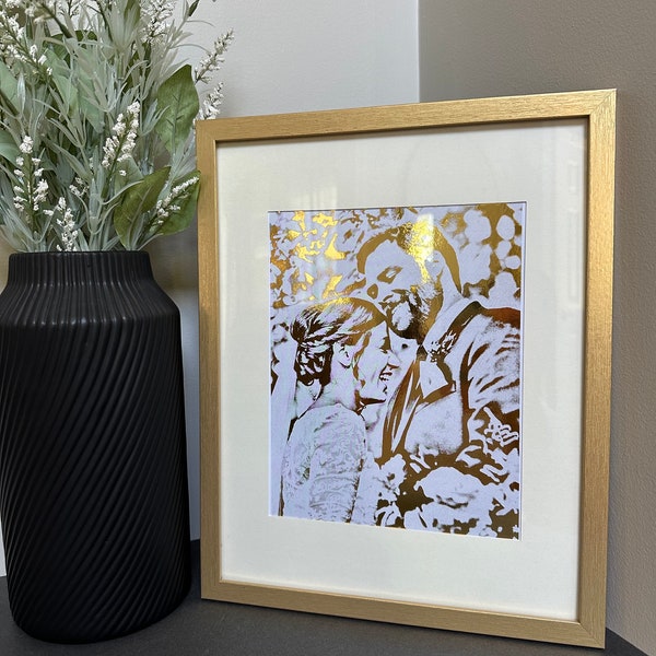 Custom Map Foil Art - Etsy