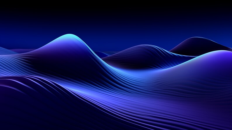 Set of 4 Digital Abstract Wave Images - 5824x3264 - Perfect for ...