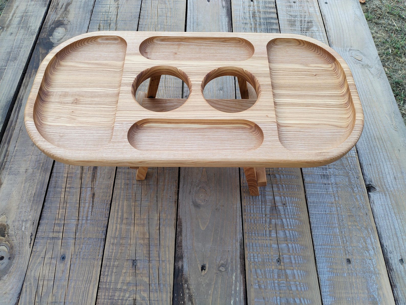 Portable Beer Drink Table, Personalized Beer Bottle Holder, Unique Beer ...