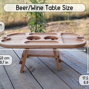 Portable Beer and Wine Table for Beach and Backyard Parties - Etsy