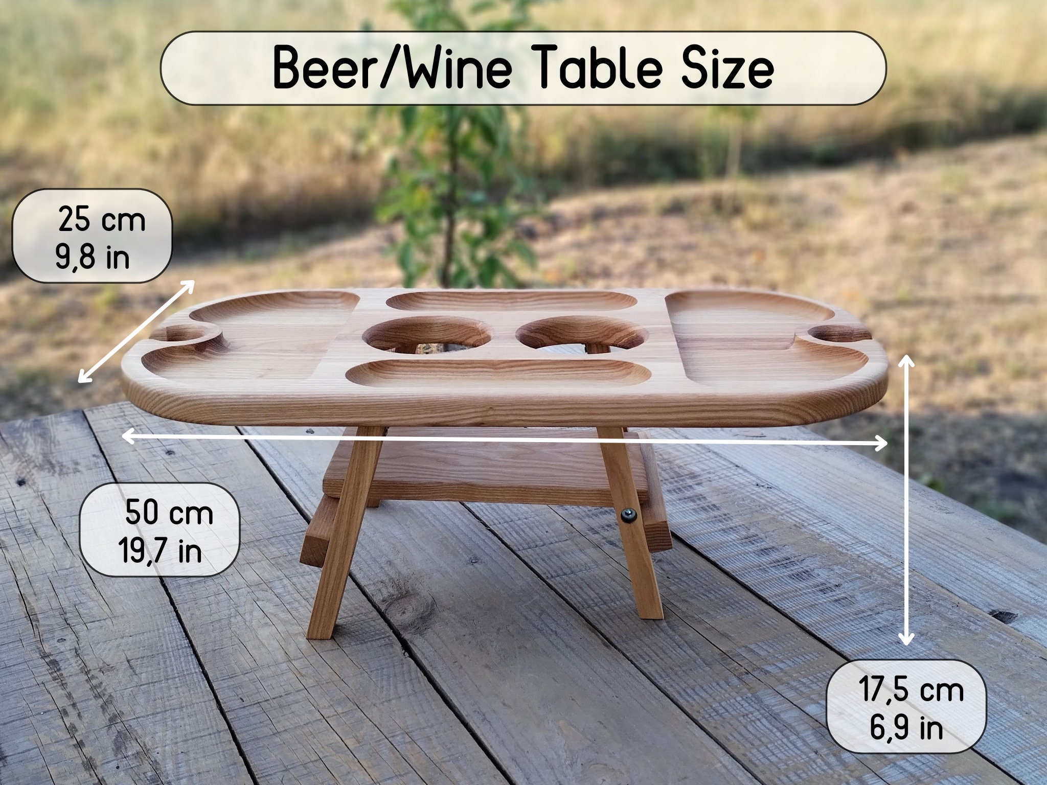 Portable Beer and Wine Table for Beach and Backyard Parties - Etsy