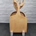Wooden Cutting Board Stand, Chop Board Holder for Kitchen Organization ...