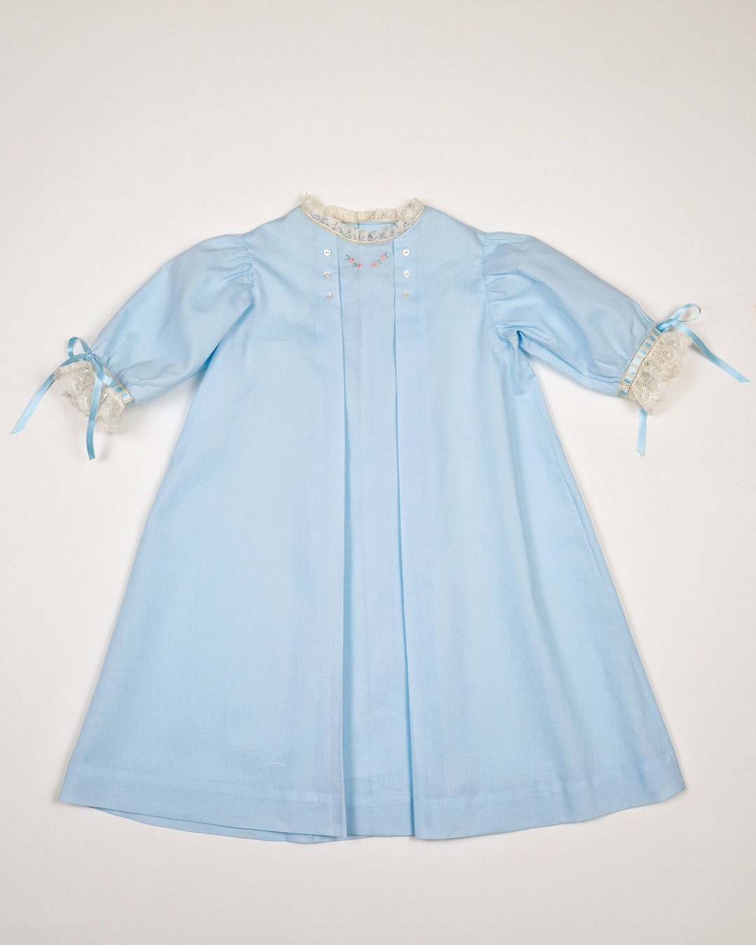 Heirloom Baby Day Gown in Blue Lilly Jane Day Gown in Blue - Etsy