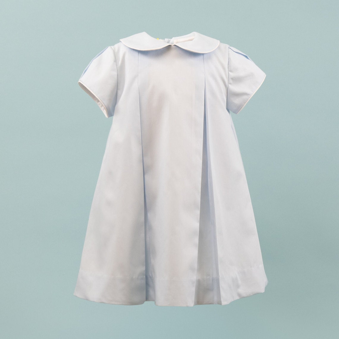Little Girls Lined Pleated Dress Amelia Short Sleeve Dress With Pleats ...