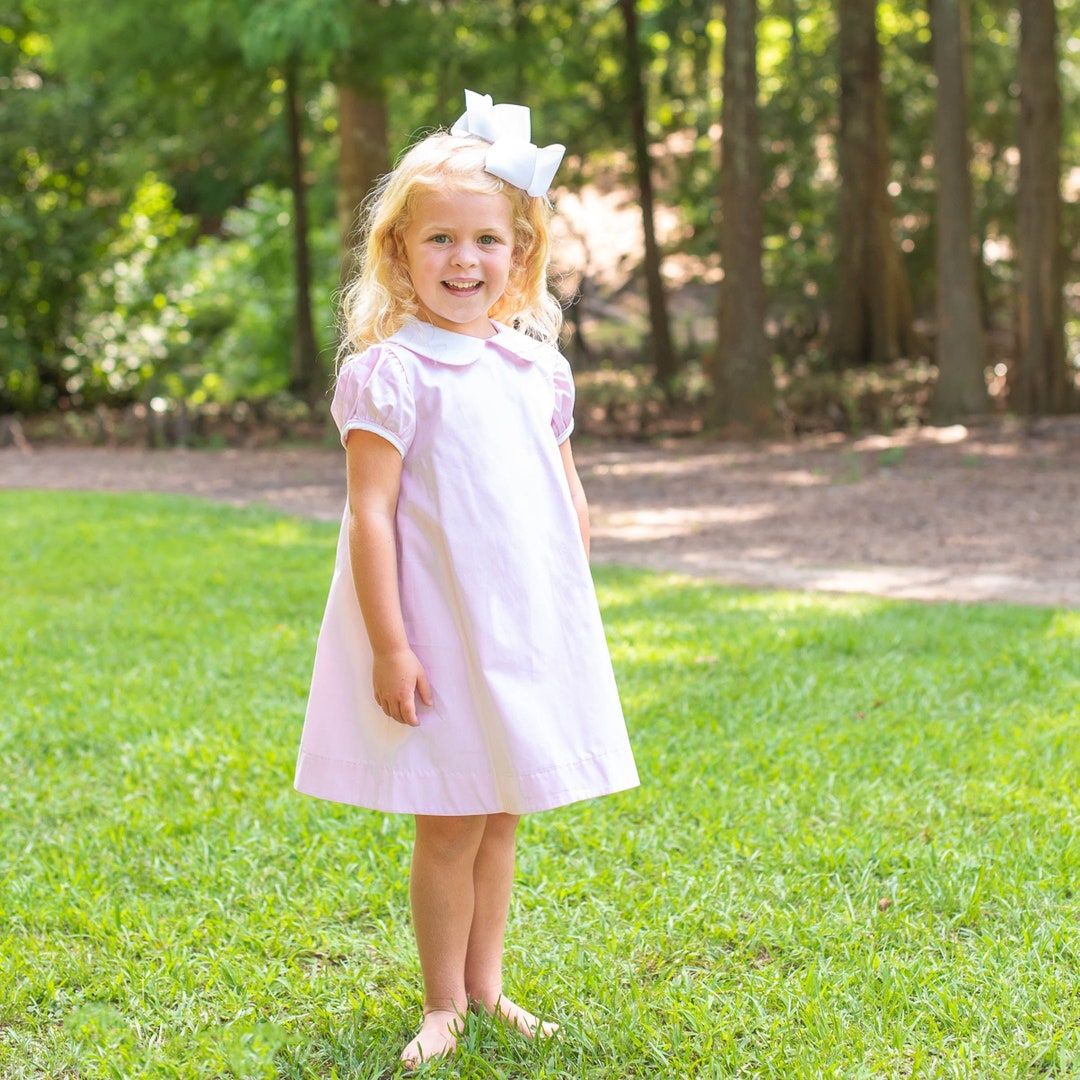 Little Girls Pink A-line Dress Milla Kaye A-line Dress in Pink - Etsy