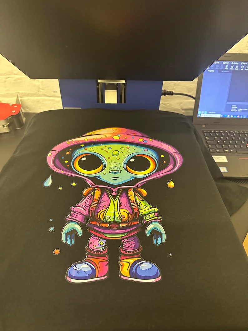 Alien Hoodie colorful Graphic-unique, - Etsy