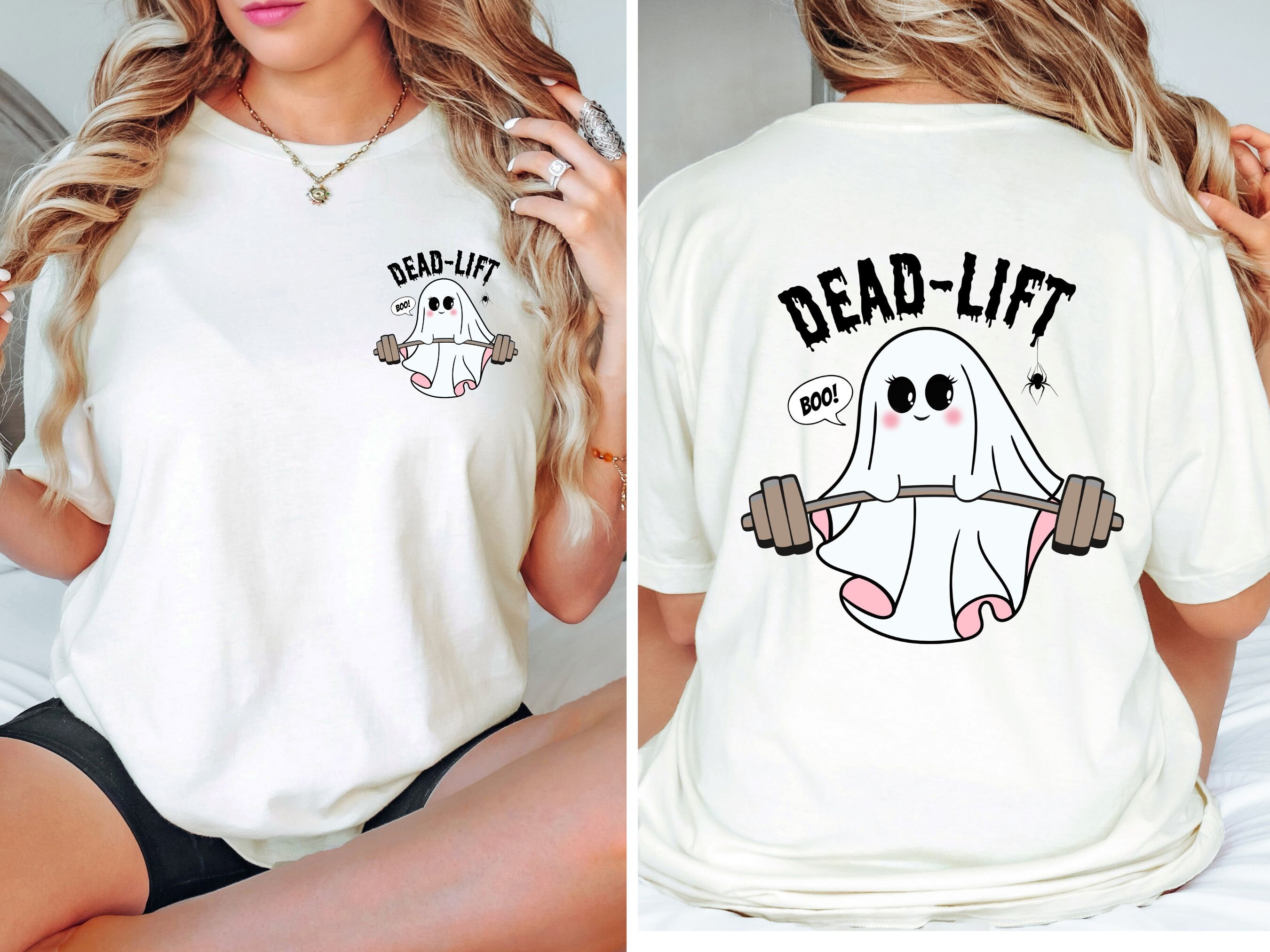 Dead Lift Ghost Png ONLY Cute Halloween Ghost Halloween - Etsy