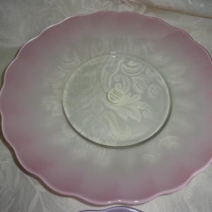 Multi Colors Vintage Princess House Cottage Tulip Scalloped 9 Plates ...