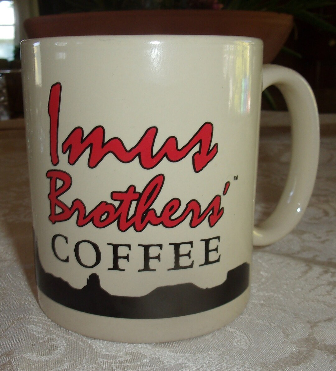 Vintage Don Imus Brothers 90s Coffee Mug Cup Morning Radio Talk Bull ...