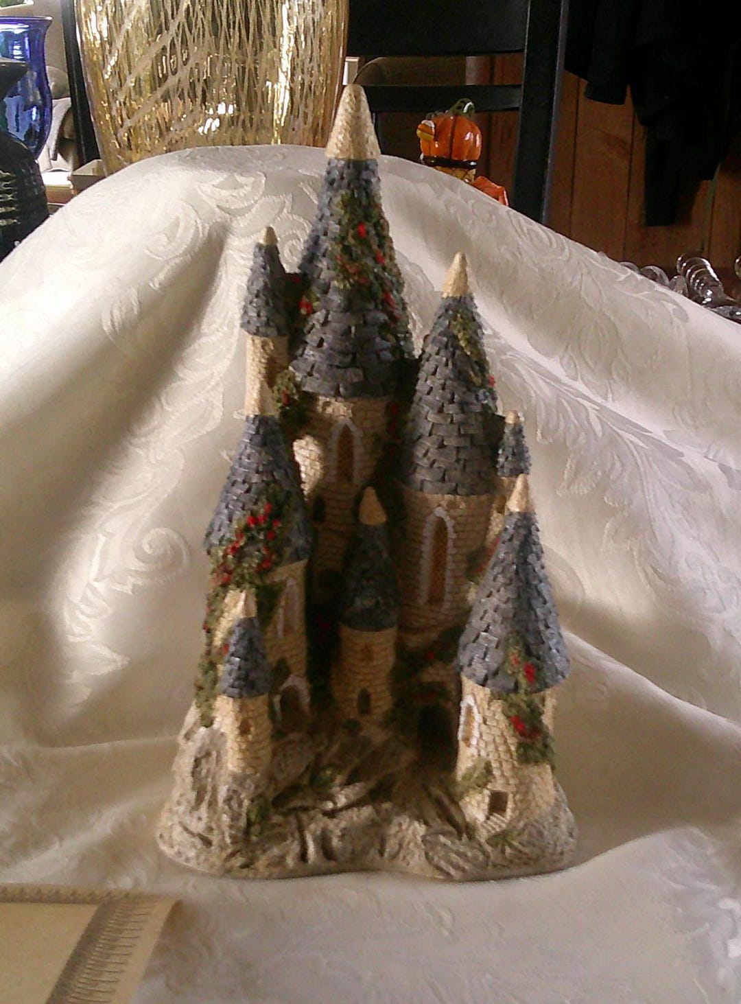 David Winter Cottages Fairytale Castle 1982 Signed & COA Box John Hine ...
