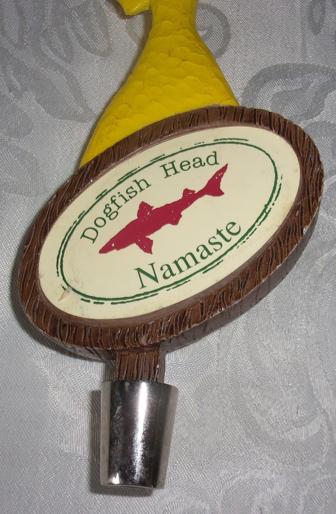 Dogfish Head Namaste IPA Yellow Shark Beer Tap Handle - Etsy
