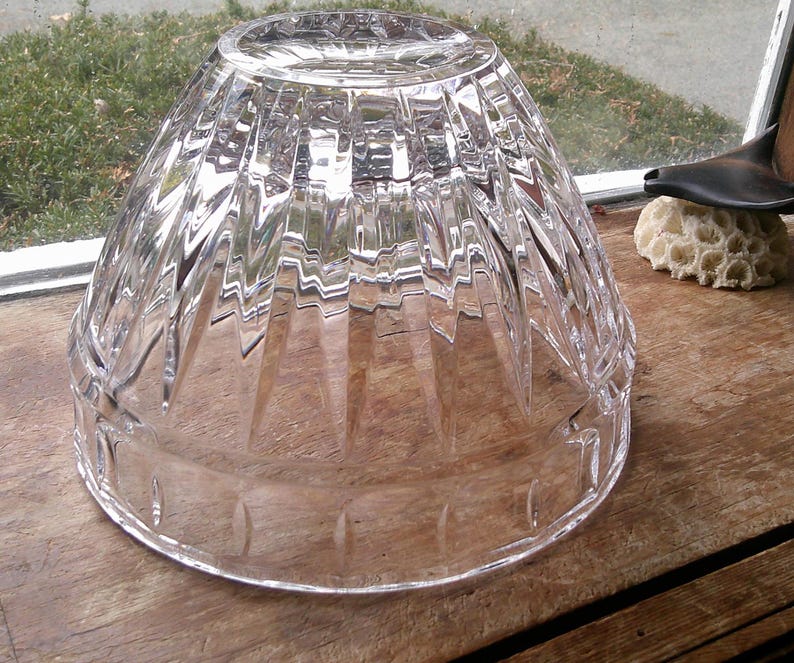 Lenox Full Lead Crystal "woodward”centerpiece Serving Bowl 8" Czech ...