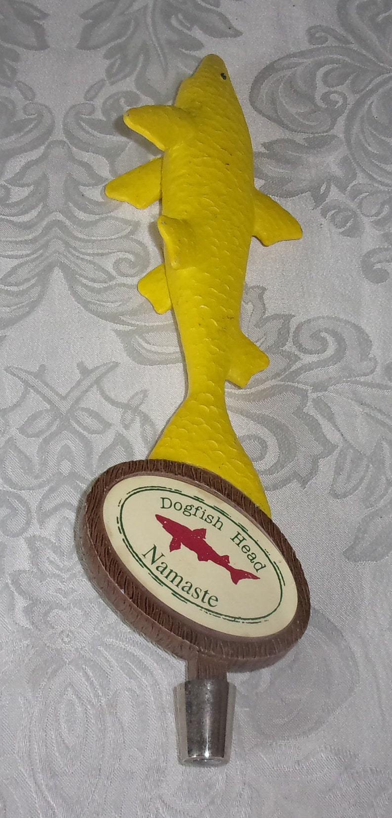 Dogfish Head Namaste IPA Yellow Shark Beer Tap Handle - Etsy