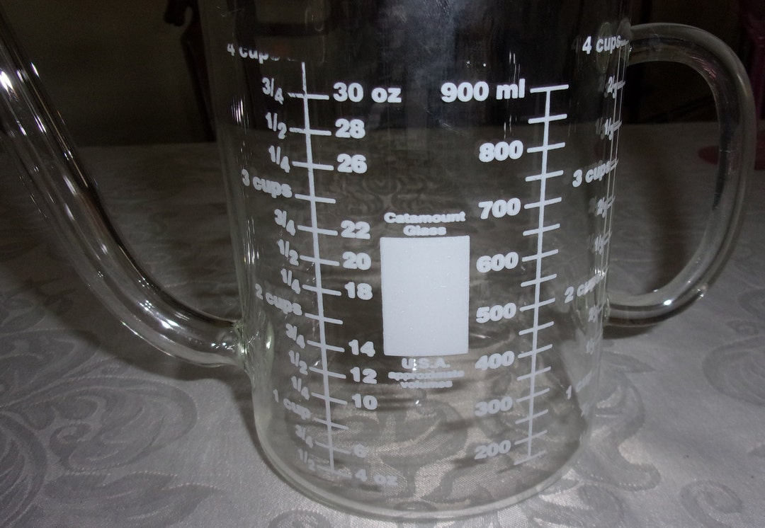 Vintage Catamount Glass 900 Ml Gravy Fat Separator USA - Etsy