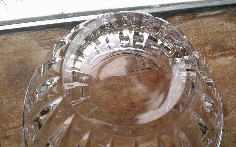 Lenox Full Lead Crystal "woodward”centerpiece Serving Bowl 8" Czech ...