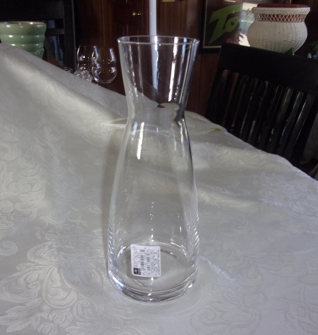 Bormioli Rocco 1L Ypsilon Clear Glass Wine Carafe Made in Italy NWT - Etsy