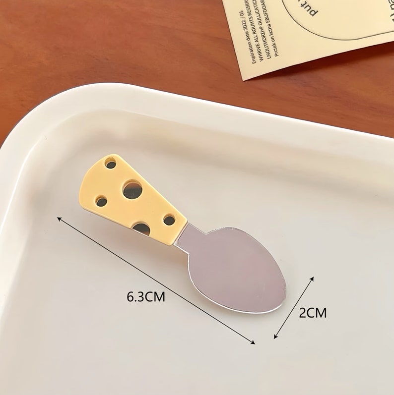 4 Cheese Cutlery Hair Clips, Kawaii Hair Accessory, Food Hair Clips ...