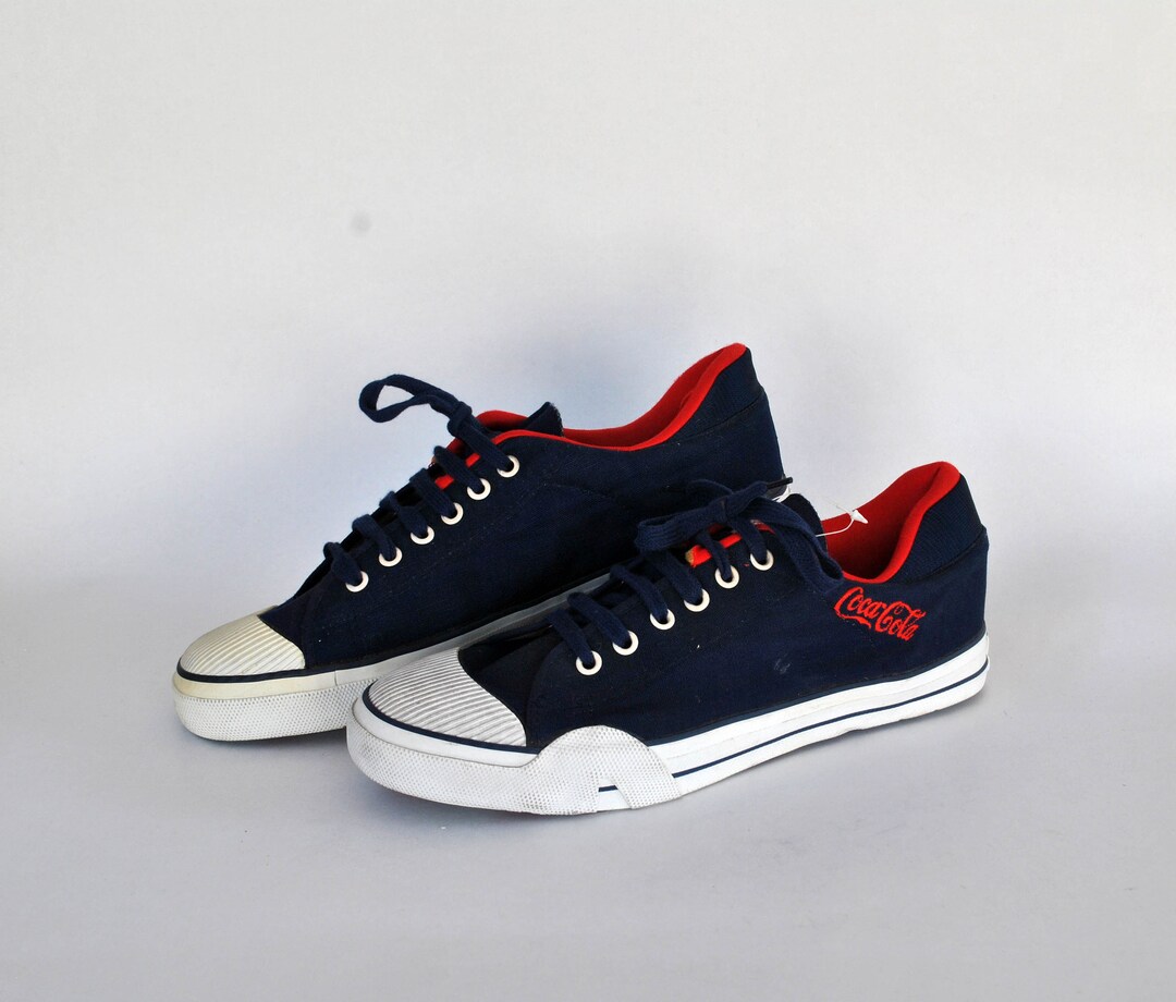 Mens Coca Cola Collectors Coke 80s Hipster Trainers Casual Athletic ...