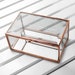 Personalised Rose Gold Design Glass Jewellery Box - Anniversary ...