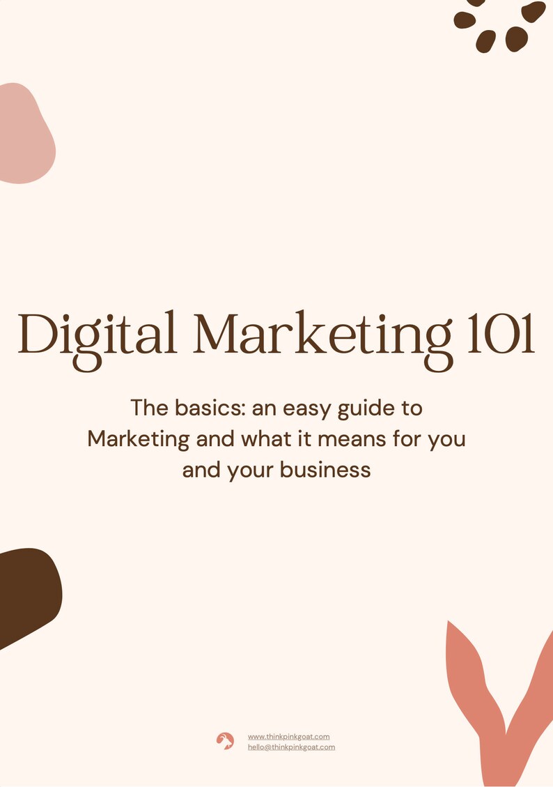 Digital Marketing 101: the Basics - Etsy