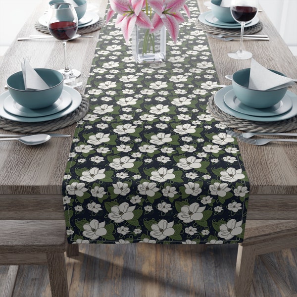 White Table Runner - Etsy