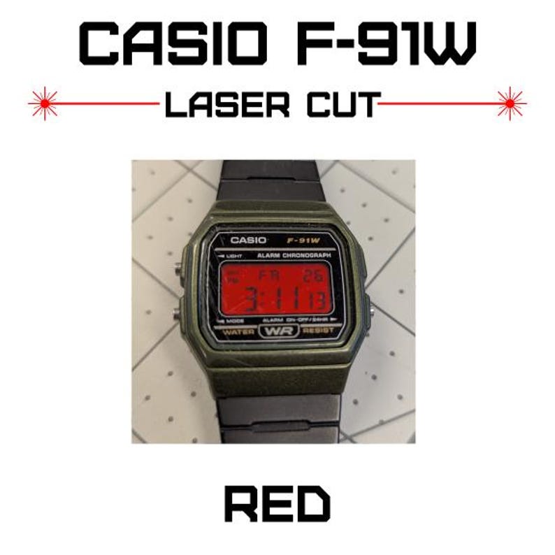 Casio F-91W Laser Cut Color Screen Filter Pieces for Modding - Etsy