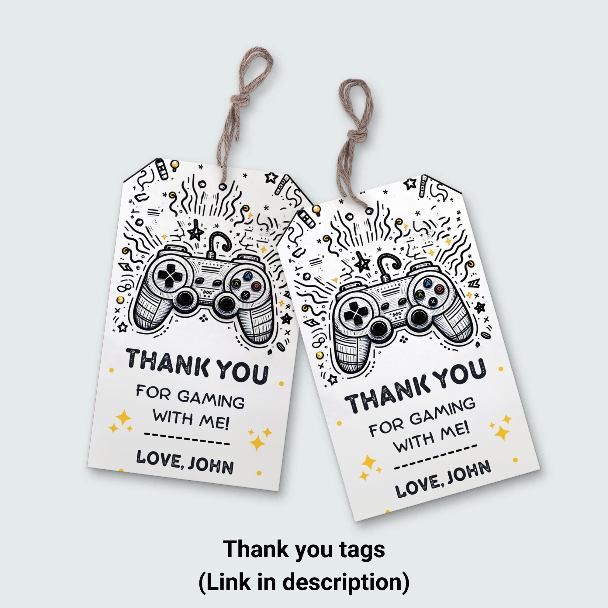 Video Game Birthday Party Invitation Card Template, Digital Gaming ...