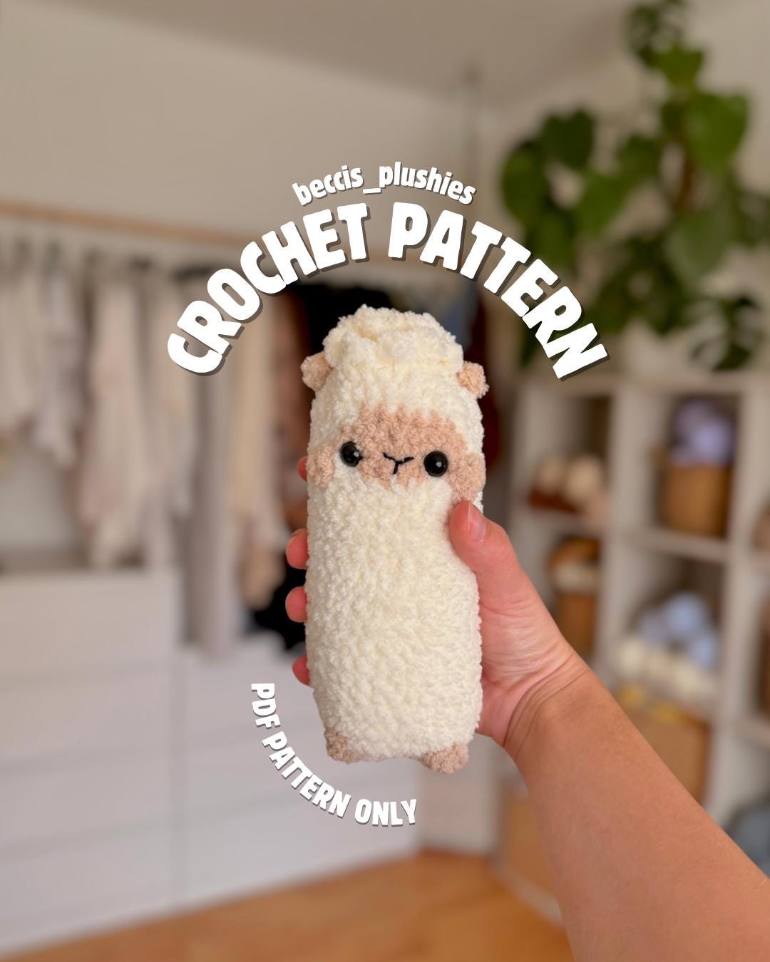 NO SEW Noodle the Sheep Crochet Pattern - Etsy