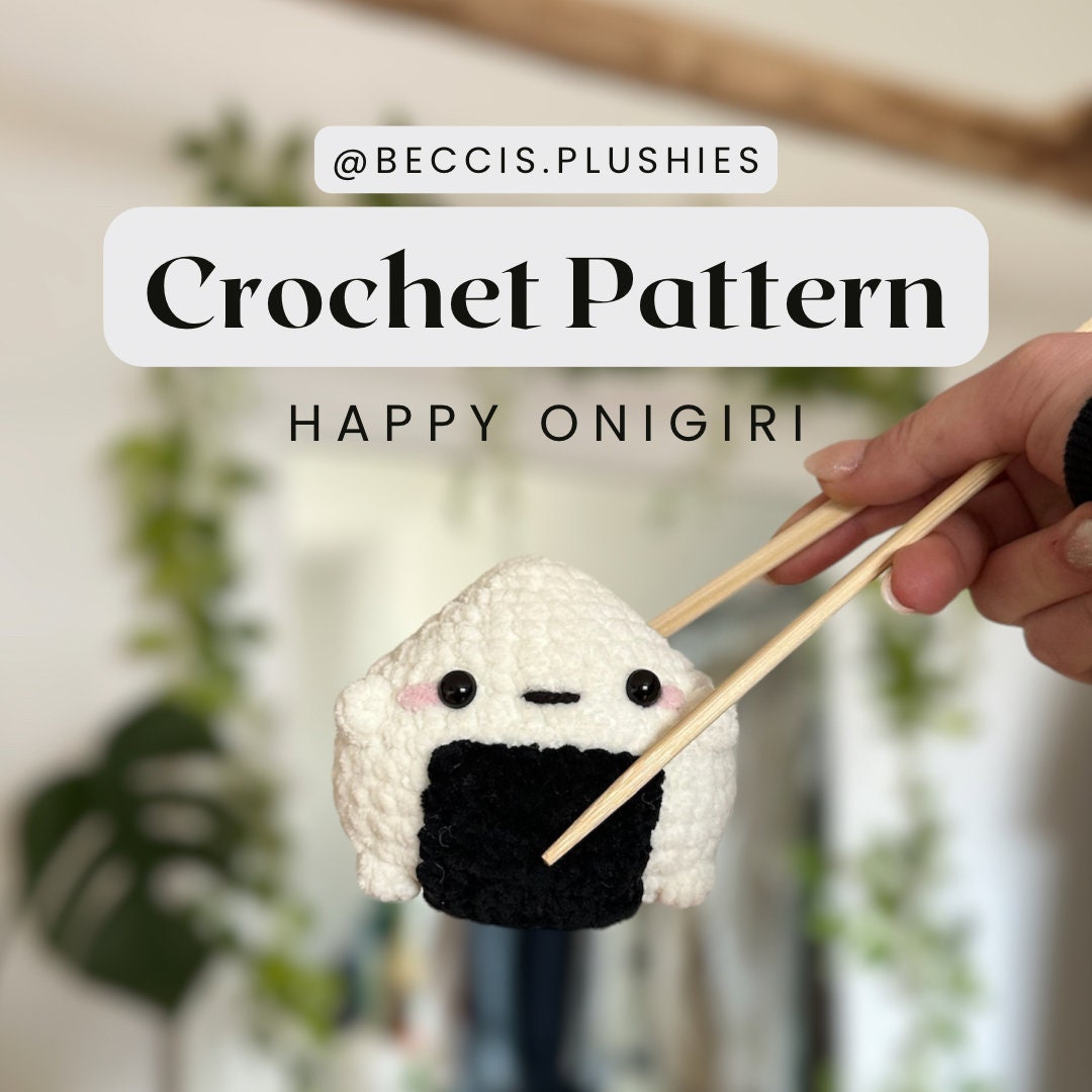 Happy Onigiri Crochet Pattern - Etsy