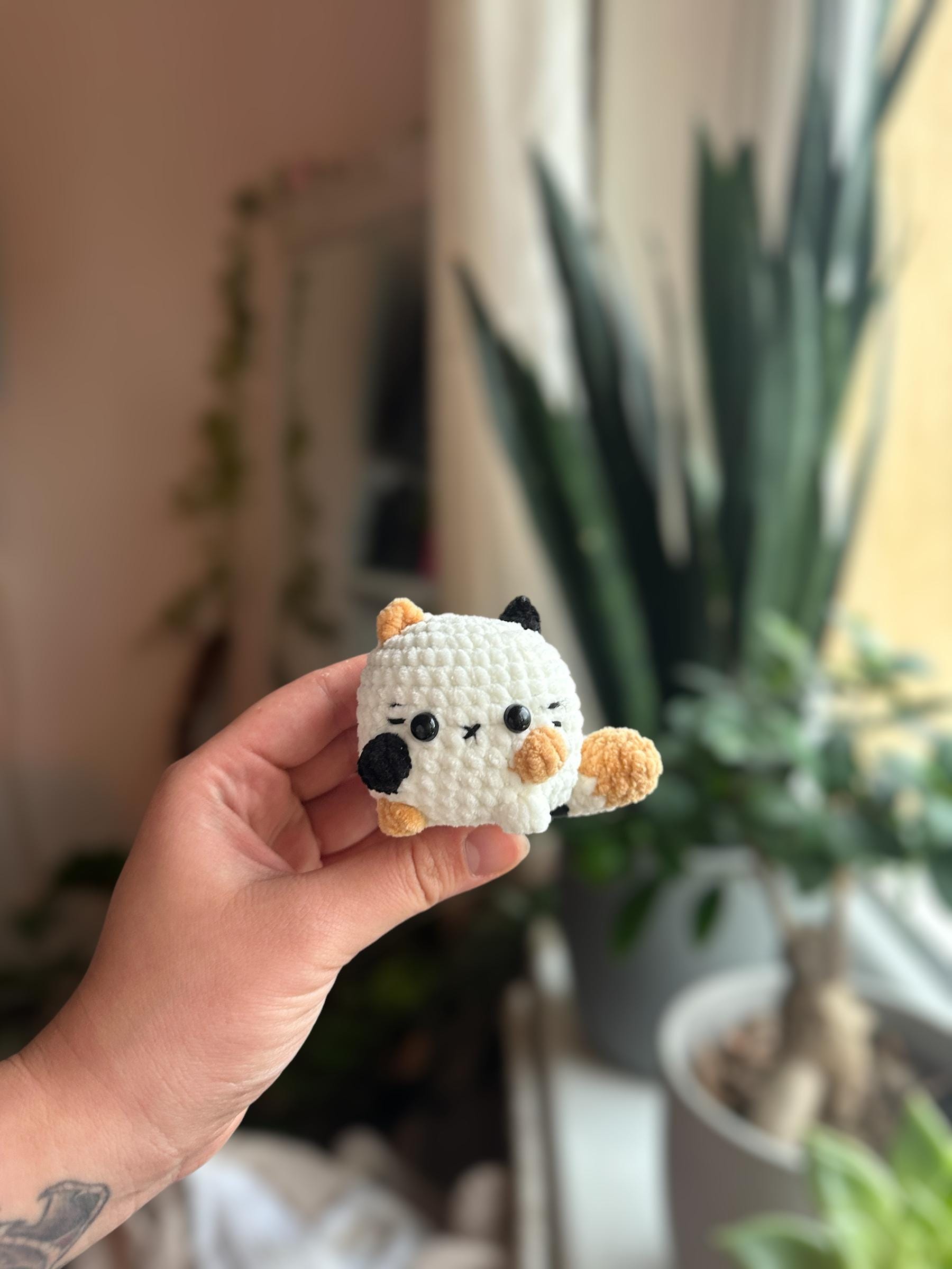 Chubby Kitty Crochet Pattern | Cat Crochet Pattern NO SEW - Etsy