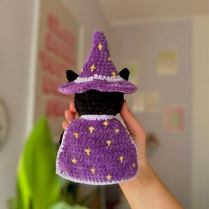 Witchy Kitty Crochet Pattern | Crochet Cat | Crochet Cat With Witch ...