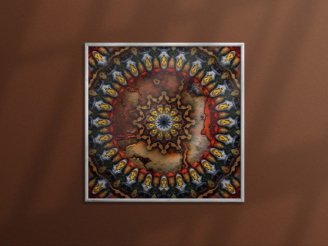 CHAIN Mandala, Adjustable Size, Digital Print Instant Download PDF ...