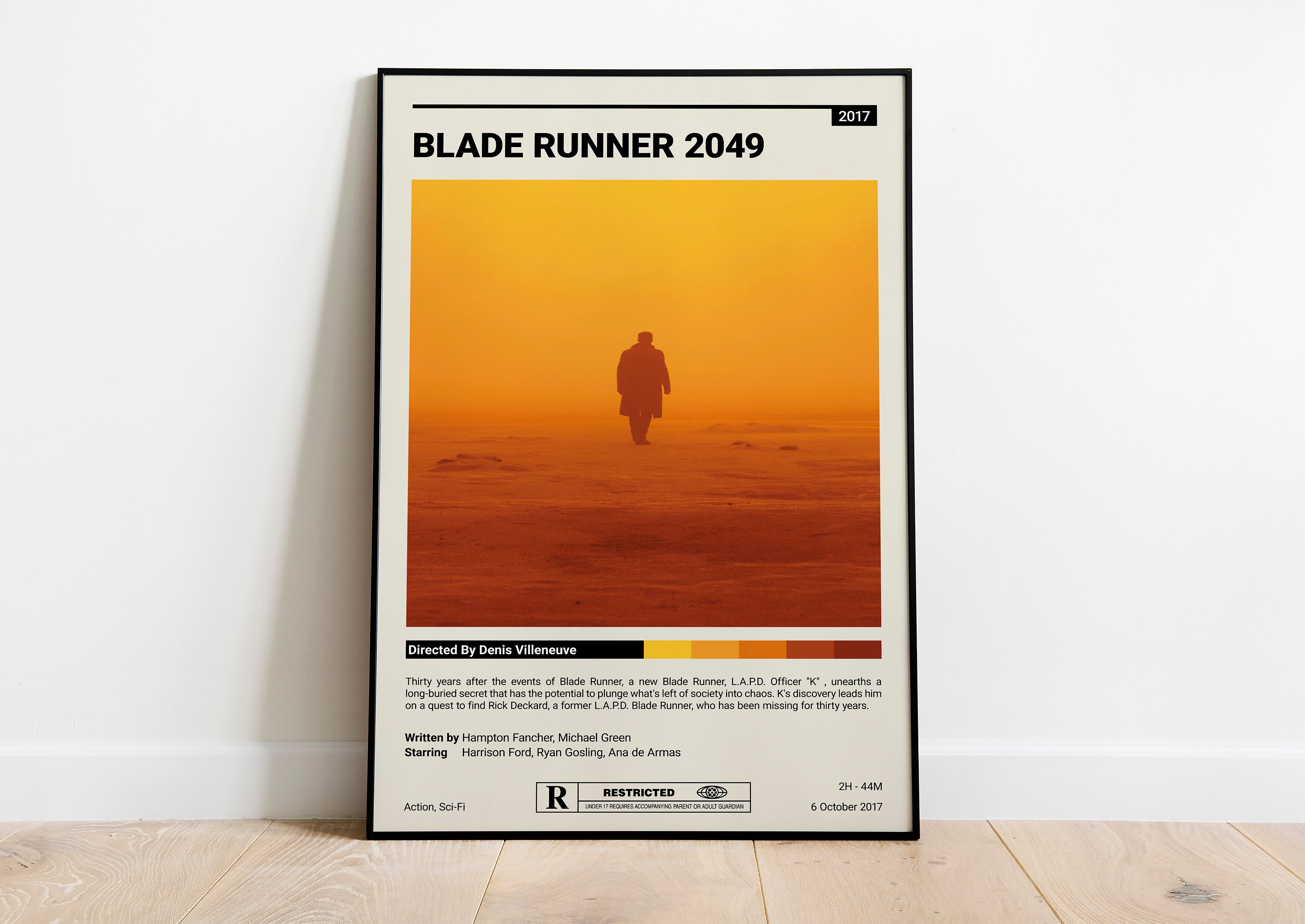 Blade Runner 2049 Movie Poster Retro Movie Poster Sci-fi - Etsy