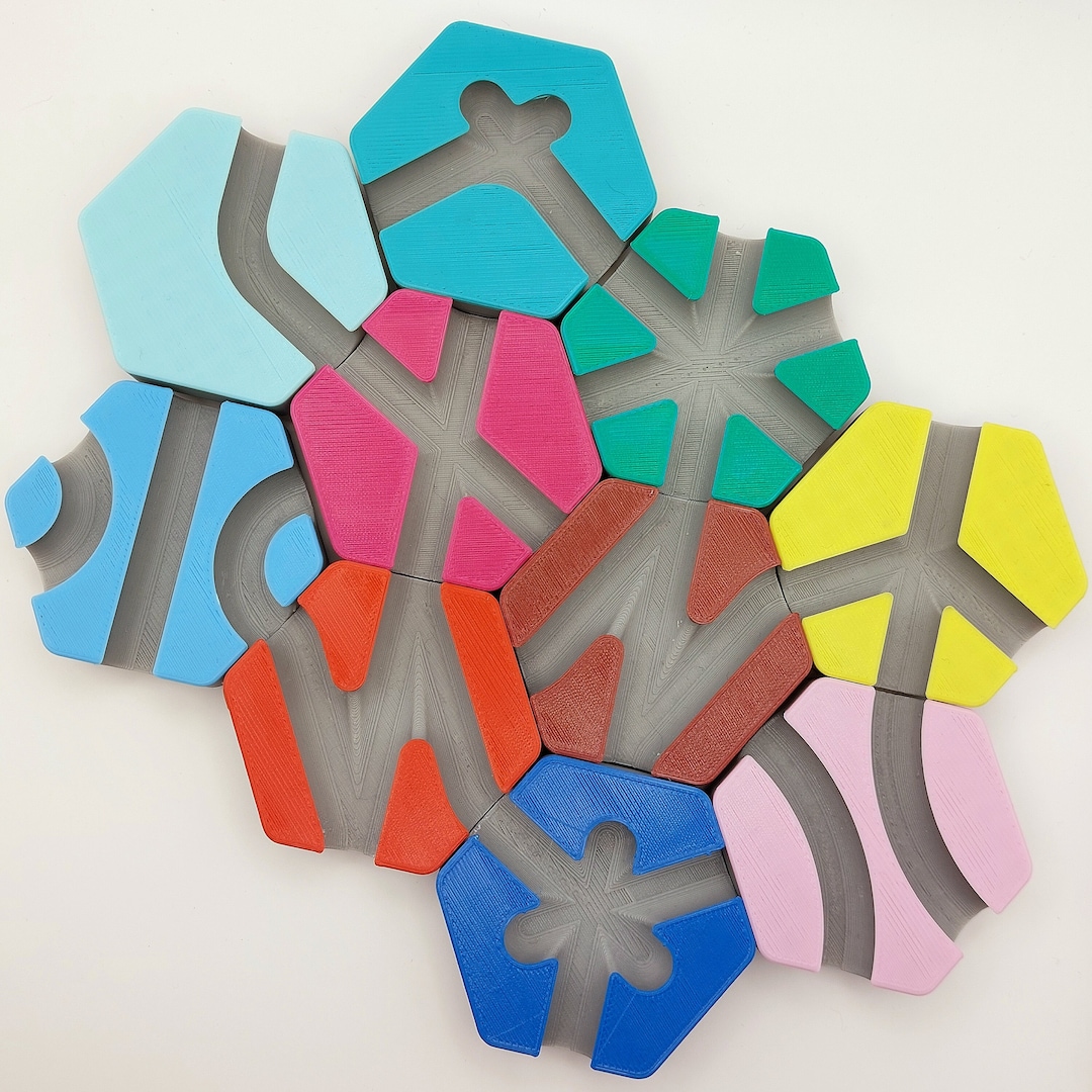 Hextraction – Basic Tiles, Set of 10 (pick Your Color!) (10mm) - Etsy