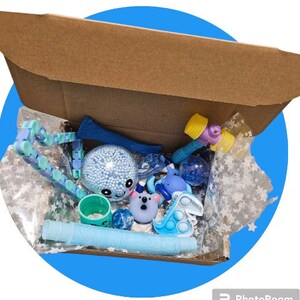 Fidget Toys, Fidget Toy Box, Sensory Toys. Choose Your Colour! 13 ...