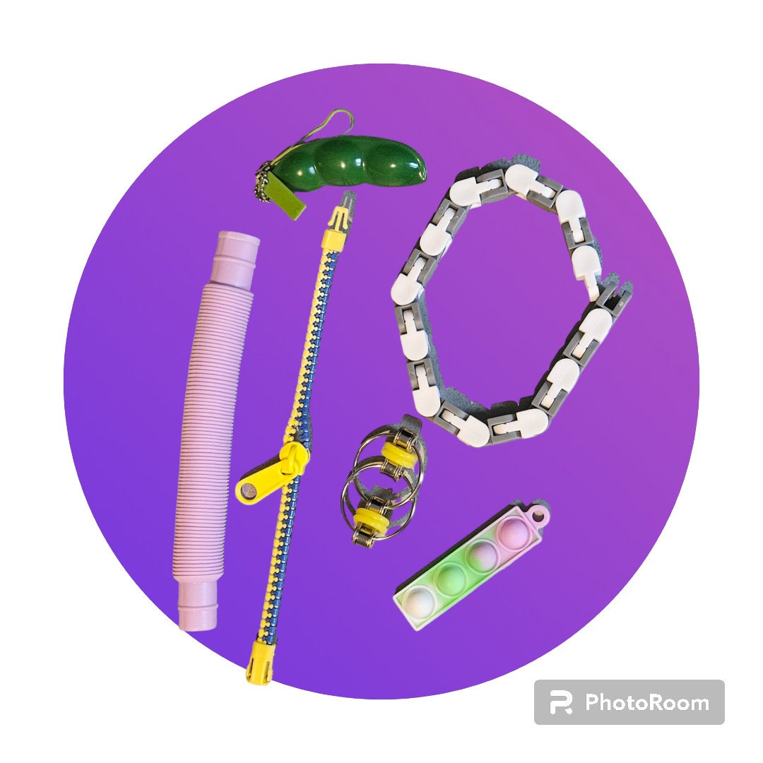 Ultimate Fidget Toy Box, Fidget Toy Box, Sensory Toy 17 Fidgets ...