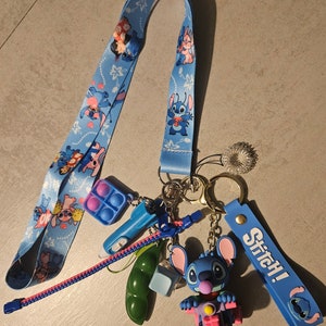 Stitch Fidget Toys, Fidget Toy Lanyard, Sensory Toys. Multiple Colours ...