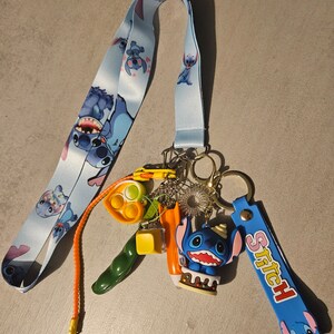 Stitch Fidget Toys, Fidget Toy Lanyard, Sensory Toys. Multiple Colours ...