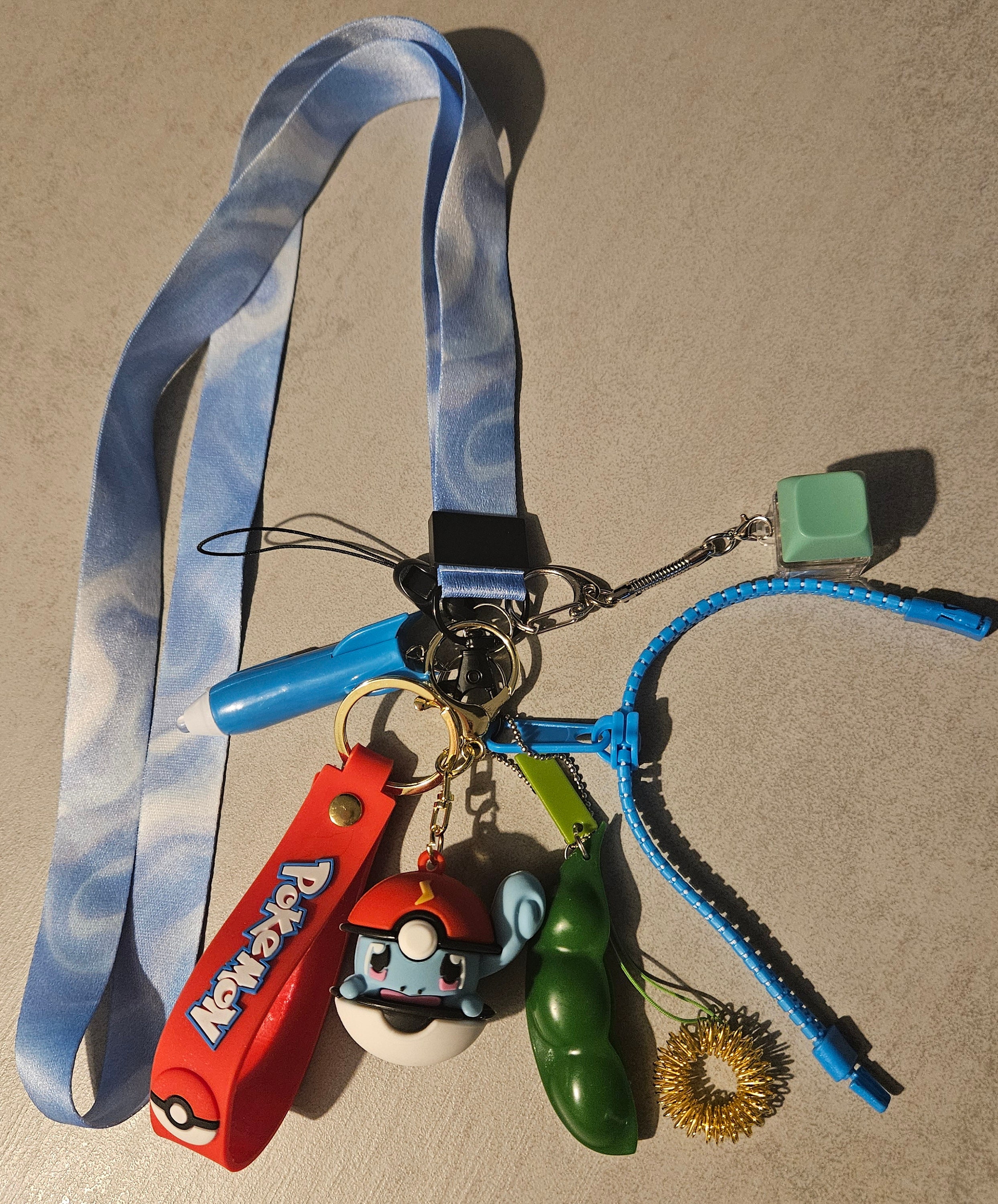 Pokemon Fidget Toys, Fidget Toy Lanyard, Sensory Toys. Multiple Colours ...