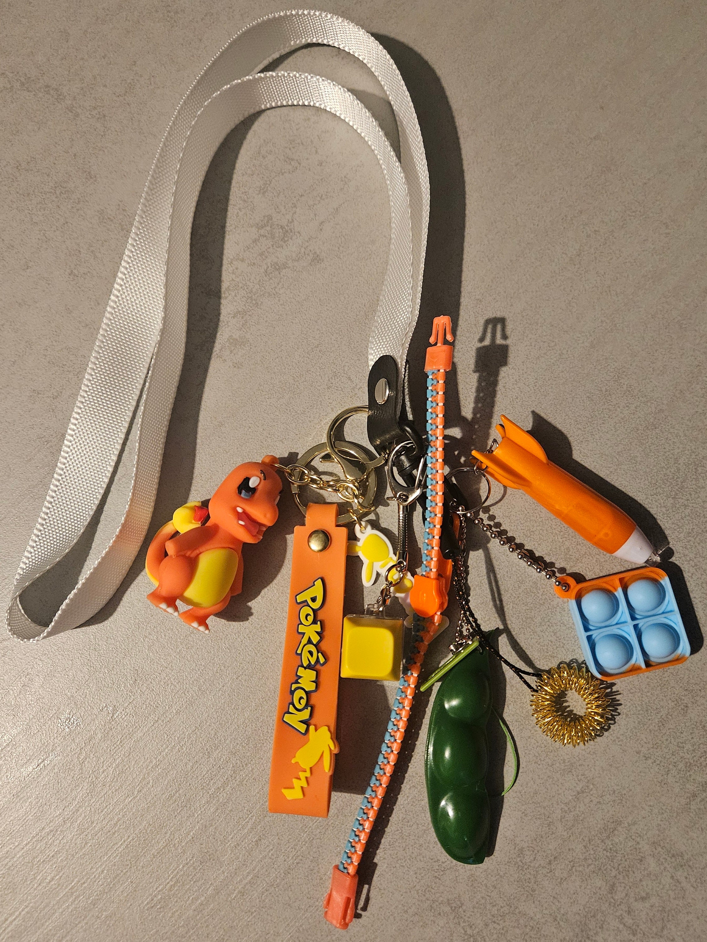 Pokemon Fidget Toys, Fidget Toy Lanyard, Sensory Toys. Multiple Colours ...