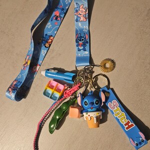 Stitch Fidget Toys, Fidget Toy Lanyard, Sensory Toys. Multiple Colours ...