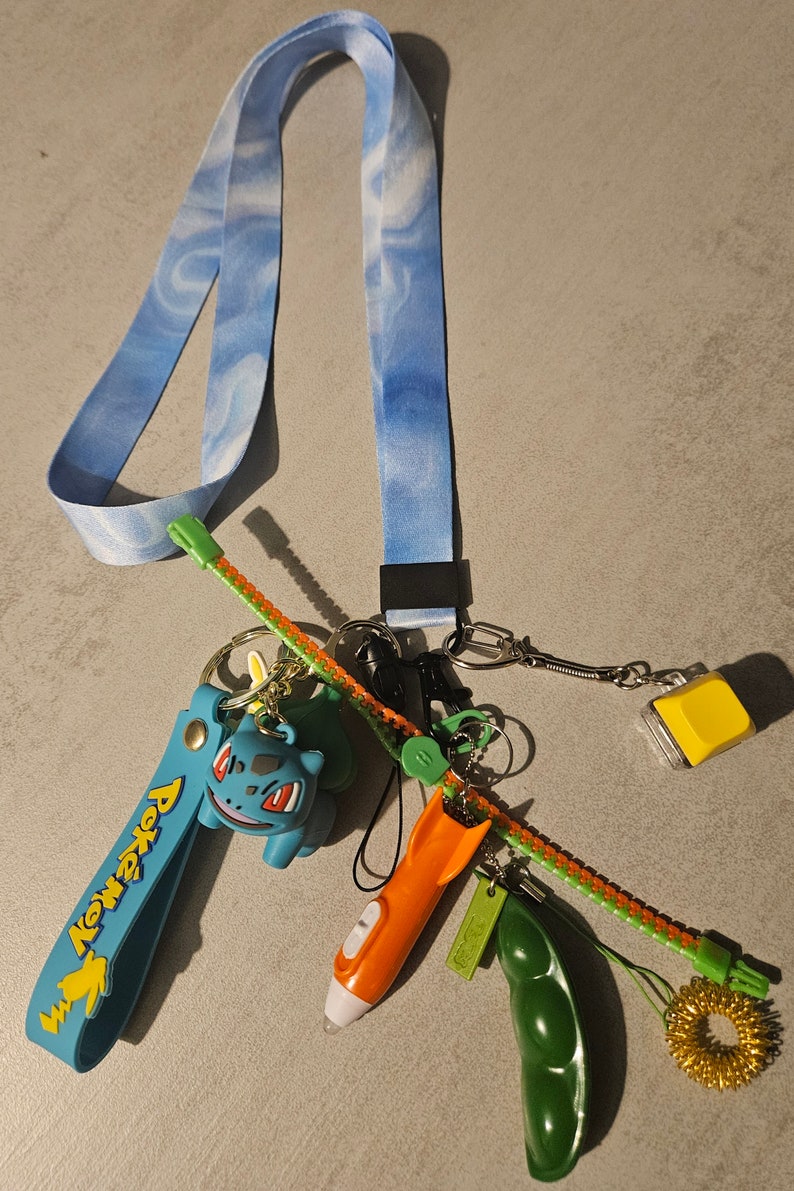 Pokemon Fidget Toys, Fidget Toy Lanyard, Sensory Toys. Multiple Colours ...