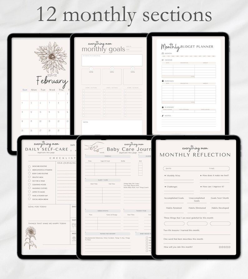 Mom Life Planner Everything Mom Planner New Mom Planner - Etsy