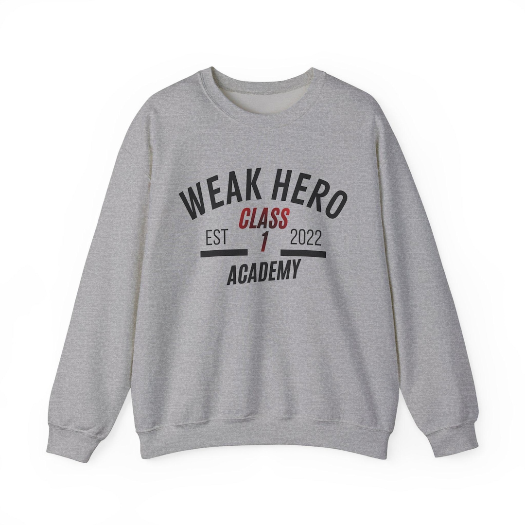 Kdrama Sweatshirt – Weak Hero Inspired | Class 1 | Korean Drama Series ...