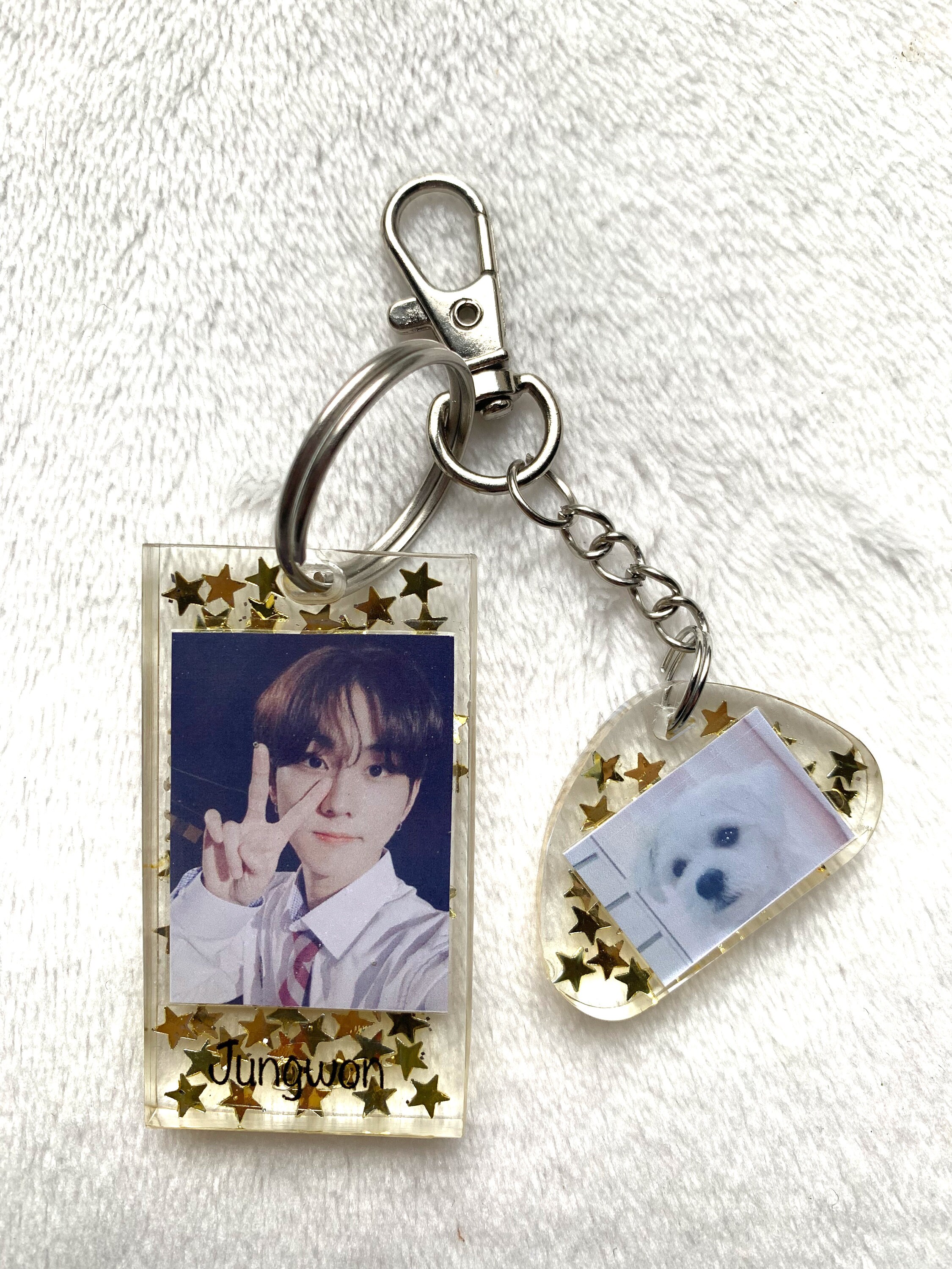 Keychain:stray Kids With Their Pet Keychain of Your Bias and Pet Soonie ...