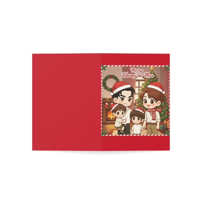 Thai BL Christmas Card – Khemjira Inspired | Khem & Peem | Domundi ...