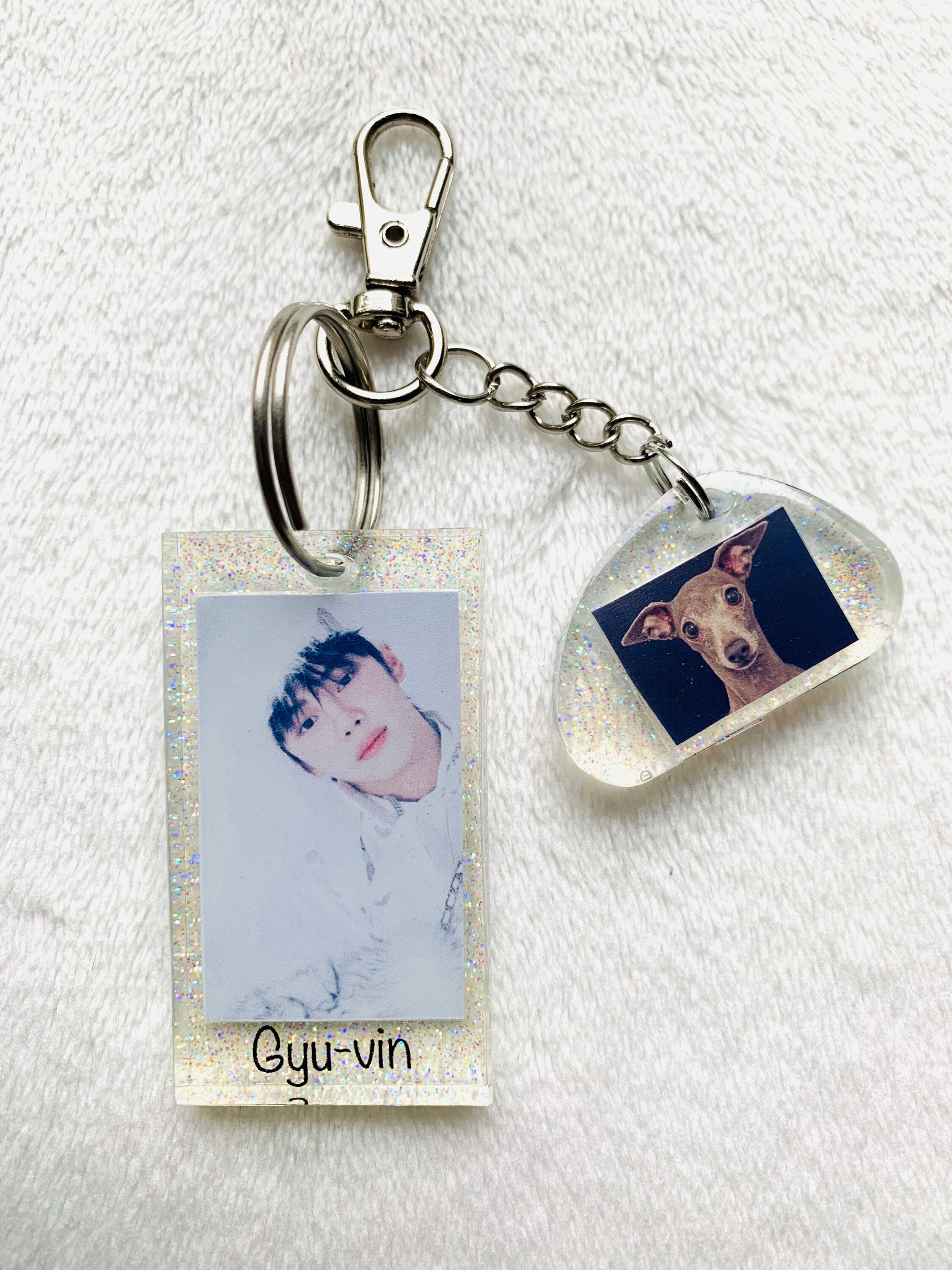 Keychain:stray Kids With Their Pet Keychain of Your Bias and Pet Soonie ...
