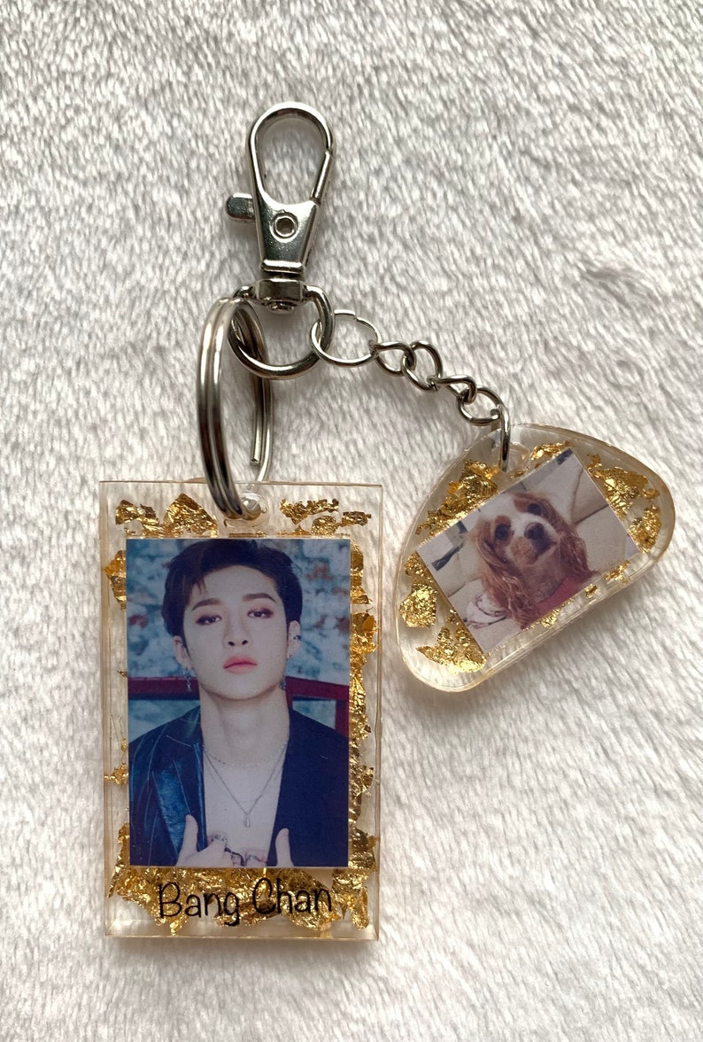 Keychain:stray Kids With Their Pet Keychain of Your Bias and Pet Soonie ...